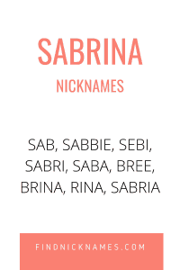 30+ Creative Nicknames for Sabrina — Find Nicknames