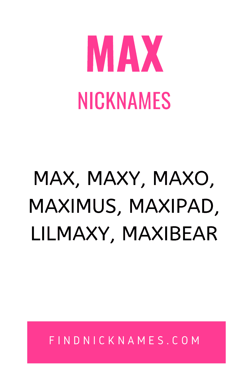 30 Popular Nicknames For Max Find Nicknames 30 Popular Nicknames For Max Find Nicknames