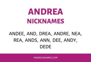 Names — Find Nicknames