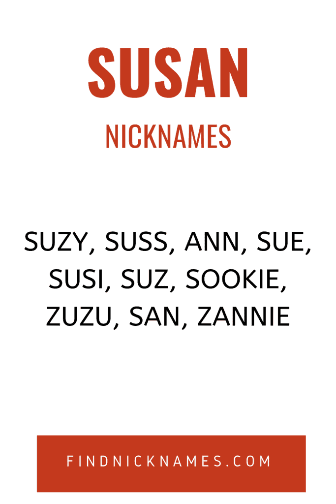 25+ Creative Nicknames for Susan — Find Nicknames