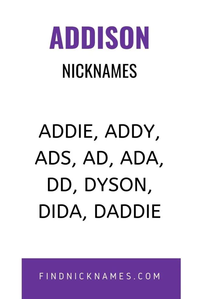 20+ Popular Nicknames for Addison — Find Nicknames