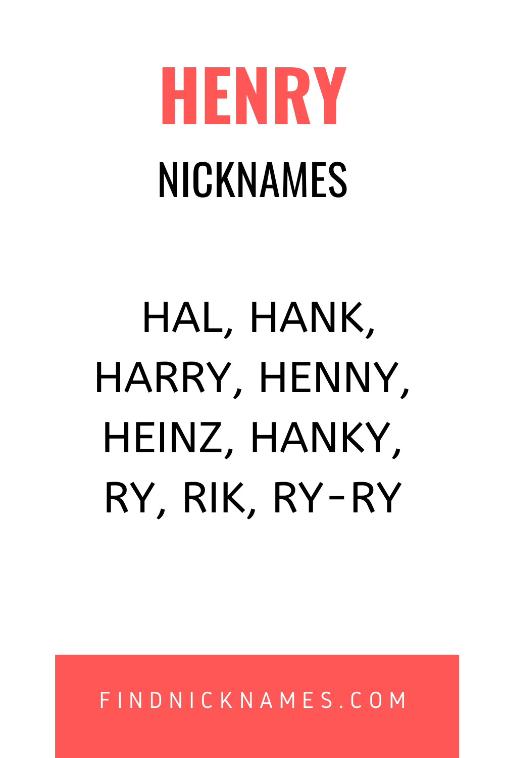 100+ Popular Nicknames for Henry — Find Nicknames