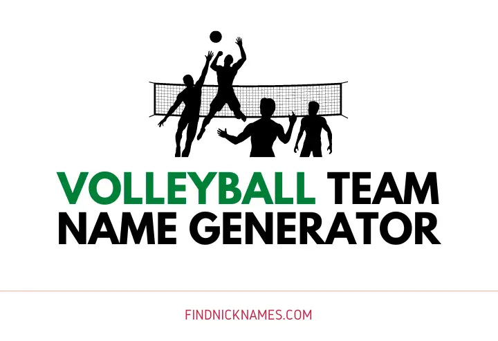 Volleyball Team Name Generator — Find Nicknames
