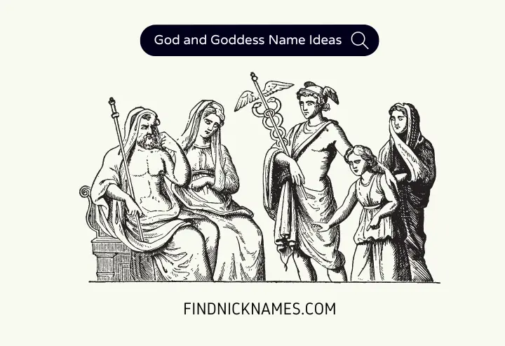 God and Goddess Name Generator — Find Nicknames