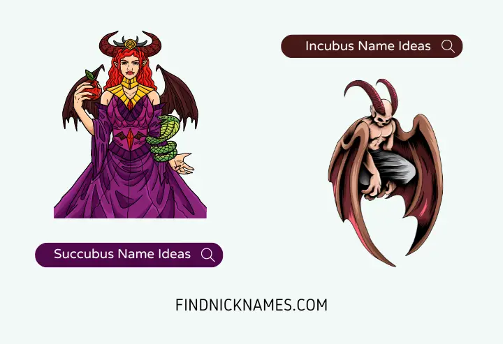 Succubus and Incubus Name Generator — Find Nicknames
